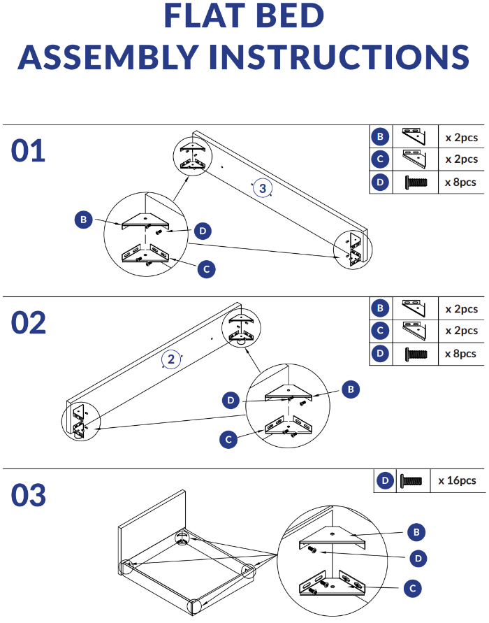 Solana Storage Lift Bed- Assembly Instruction – Sleeping Giant